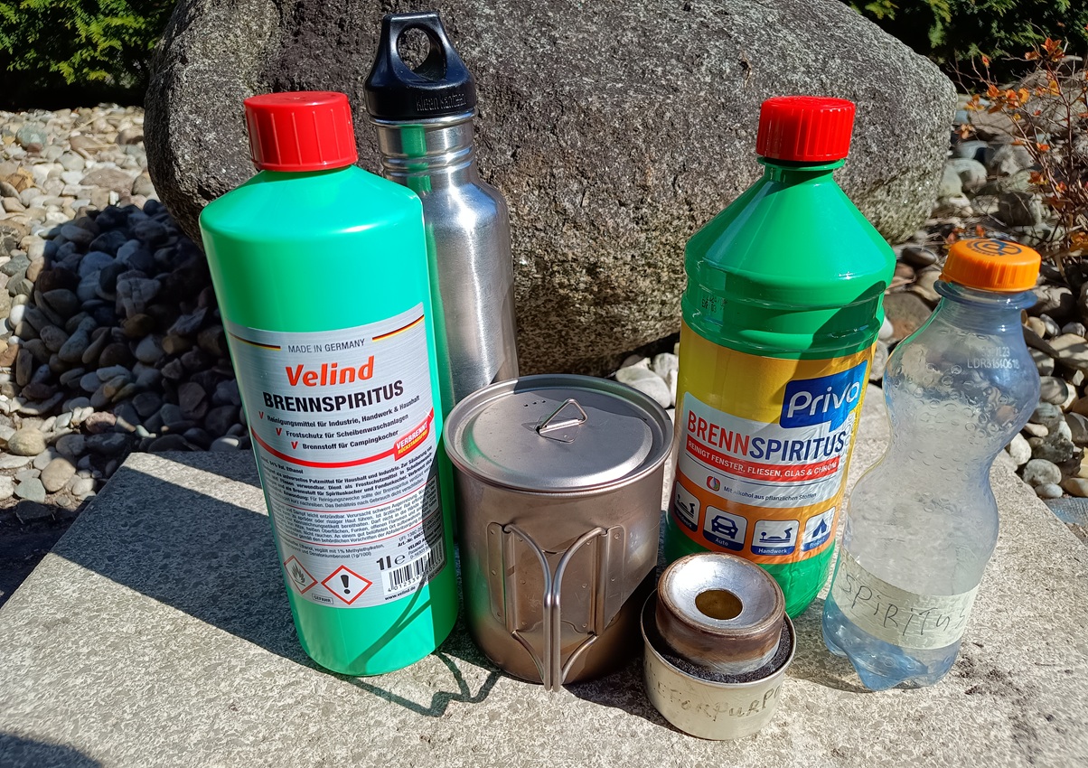 Alcohol stove fuel in Germany | Hike for Purpose